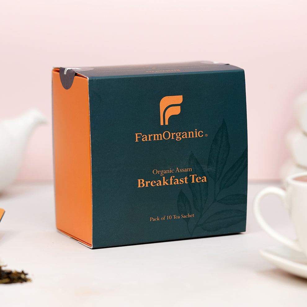Organic Assam Breakfast Tea Pack Of 10 – Farm Organic