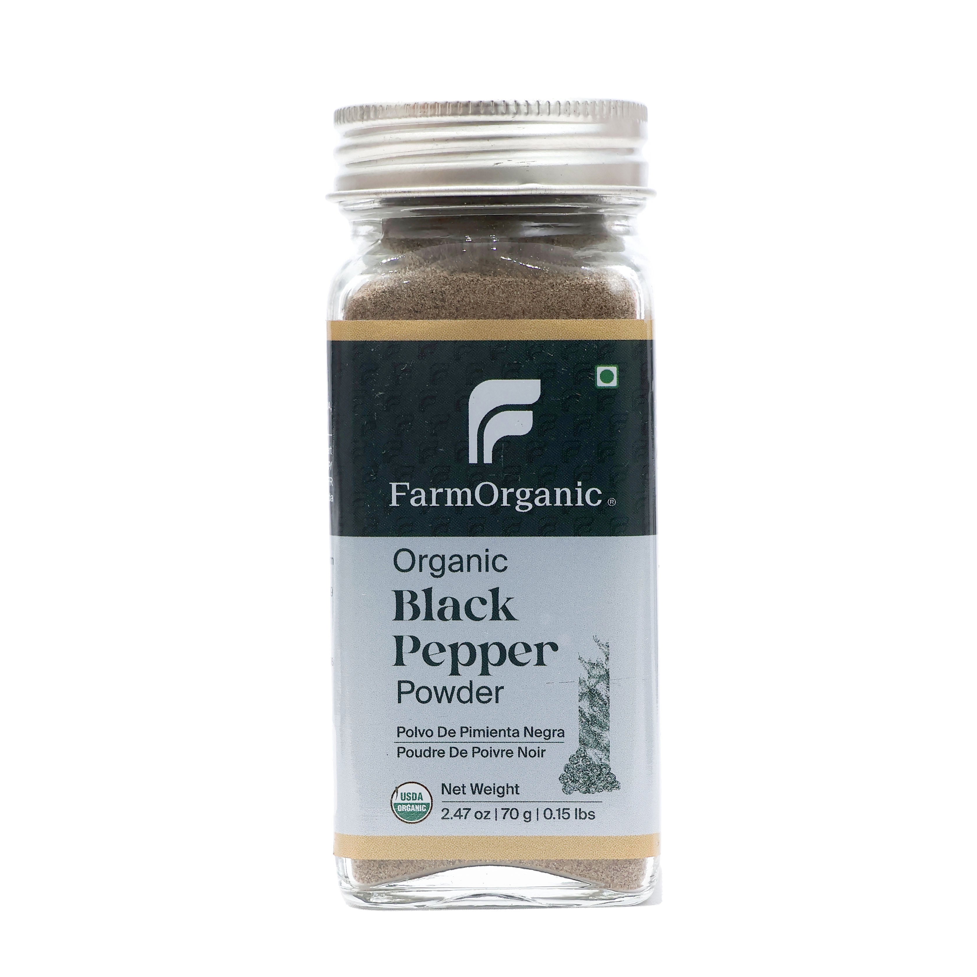 Organic Black Pepper Powder – Farm Organic